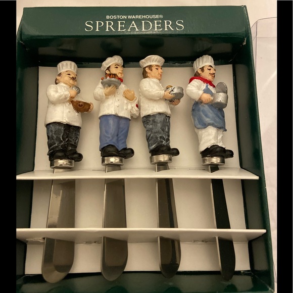 Boston Warehouse | Dining | Vintage Boston Warehouse 4 Chef Spreaders ...
